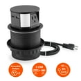 Link2Home Wireless Charging Pop Up Outlet with USB, 3 Outlets, Black ...