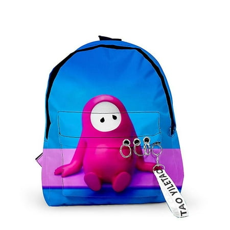 Fall Guys Jelly Beans 3d Backpack Street Ins Lanyard Backpack | Walmart ...
