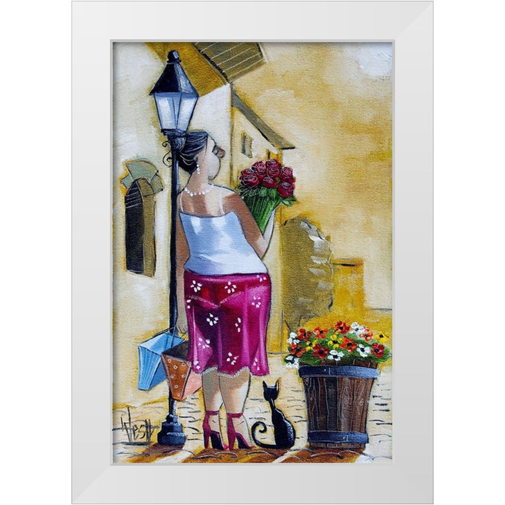 West, Ronald 11x14 White Modern Wood Framed Museum Art Print Titled ...
