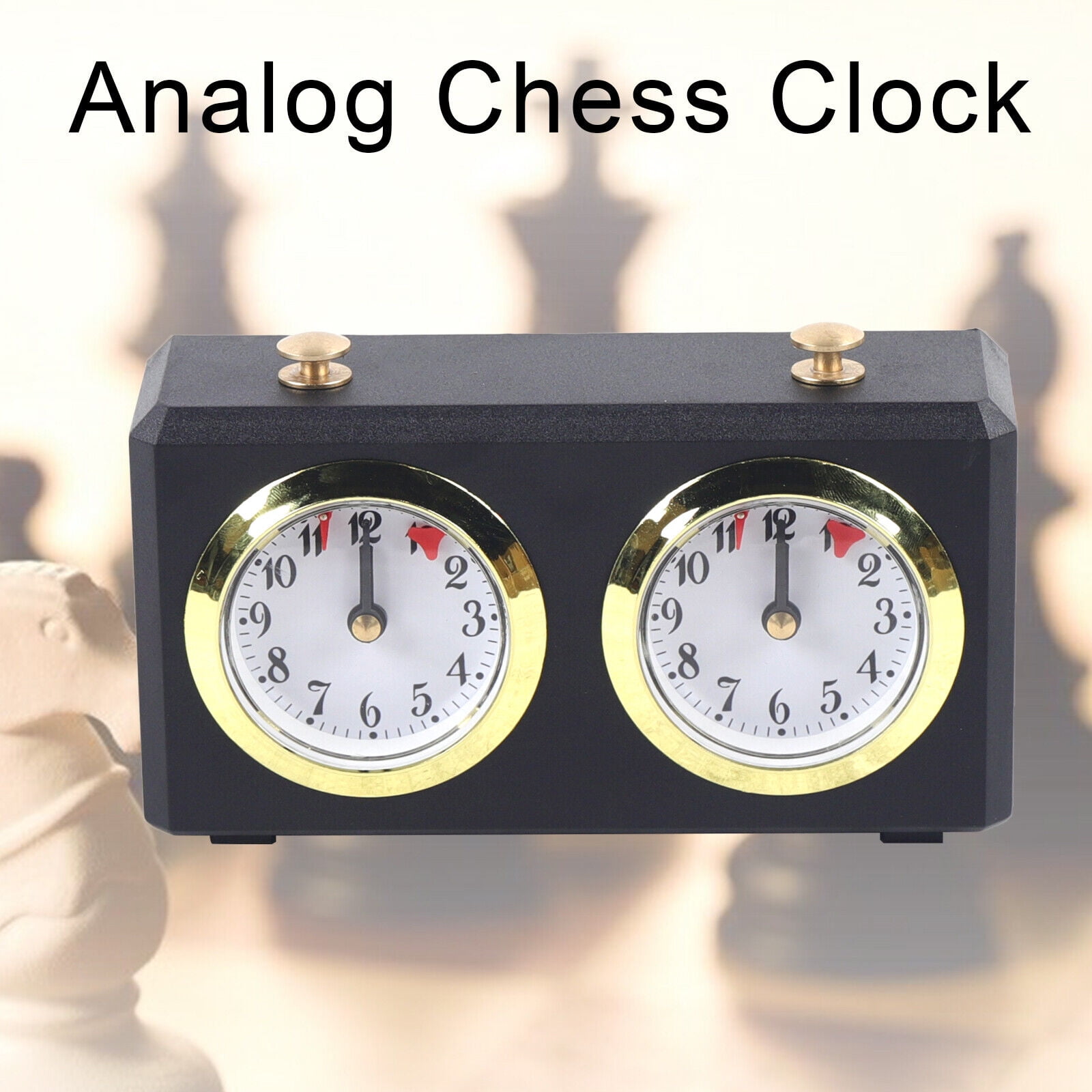 DENEST Mechanical Retro Chess Clock Timer Gift Wind-Up Count Up Down ...