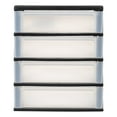 IRIS Medium 4-Drawer Compact Desktop Organizer, Stacking Desktop Unit ...