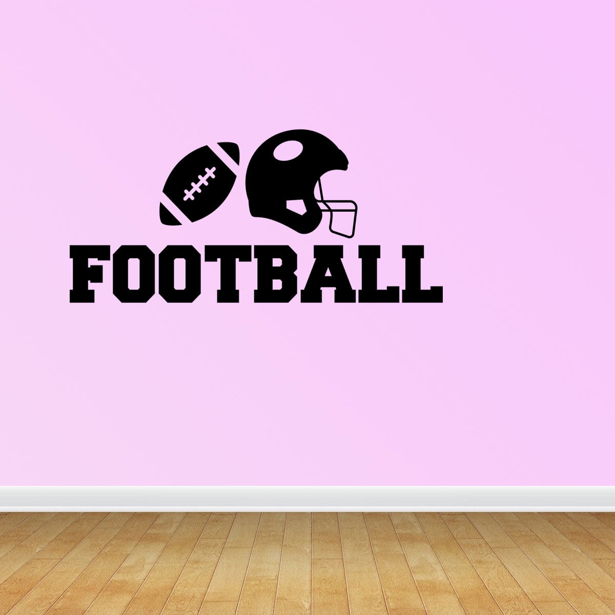 Empresal Football Player Silhouette Vinyl Wall Decals Sports Decal ...