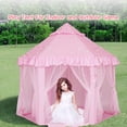 SHANNA Princess Castle Play Tent for Little Girls with LED Star Lights ...