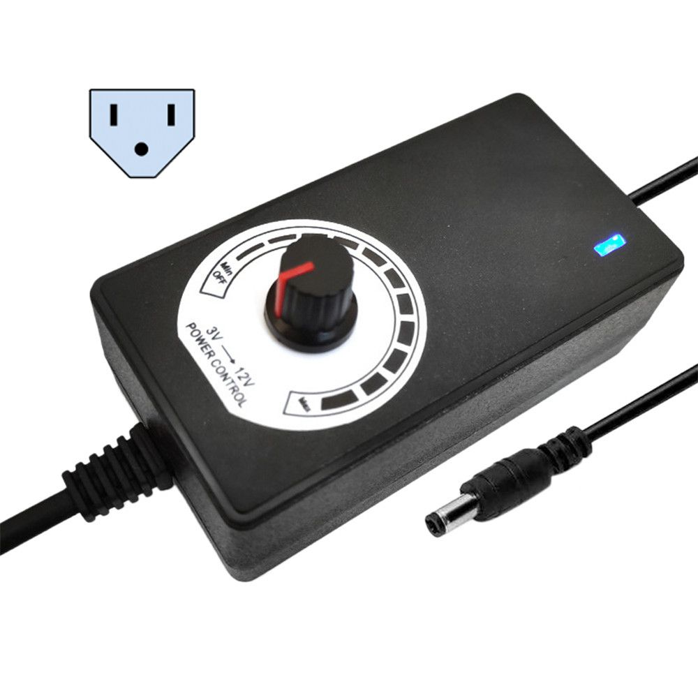 Practical Durable Variable Volt Electrical 3V-12V 2A Power Supply ...