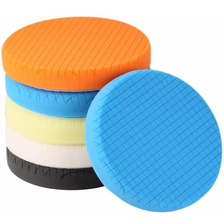 5pcs Buffing Polishing Pads 6 Inch Backing Plate Compound Buffing ...