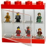 LEGO Minifigure Display Case 8, Bright Red - Walmart.com