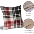 Black Red Plaid Pillow Covers 20x20 Set of 2 Buffalo Plaid Tartan ...