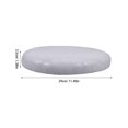 BESTYASH White Round Wood Stool Seat Replacement Cushion for Barstool ...