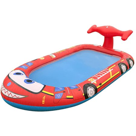 Kids Inflatable Sprinkler Pool,Water Jet Pool Baby Toddlers Outdoor ...