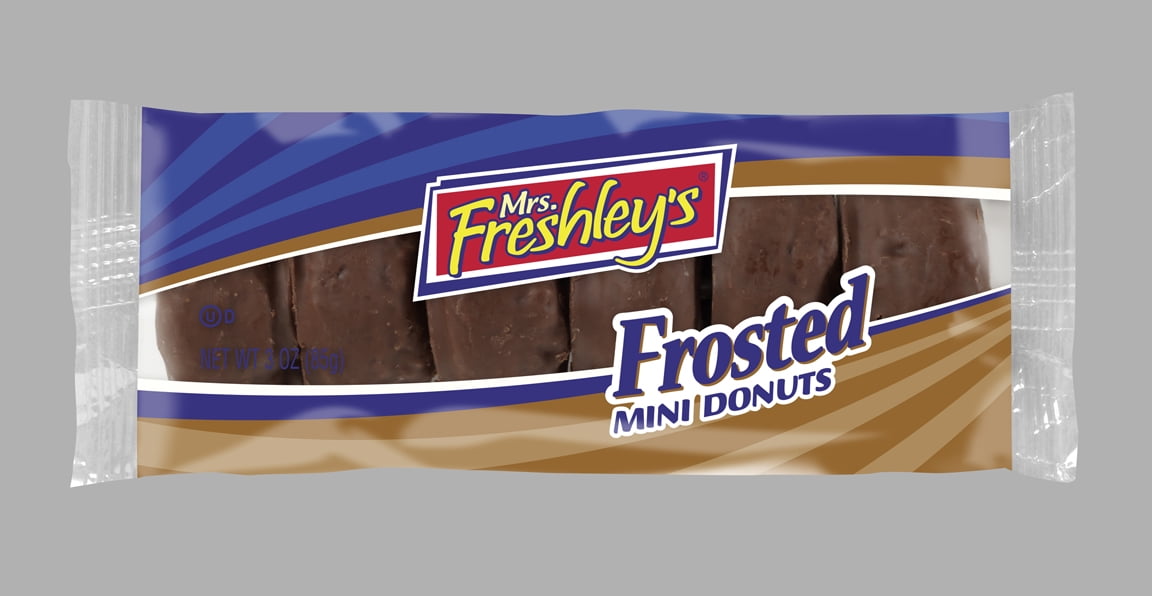 Mrs Freshleys Chocolate Mini Donut, 3.3 Ounce -- 72 per case. - Walmart.com