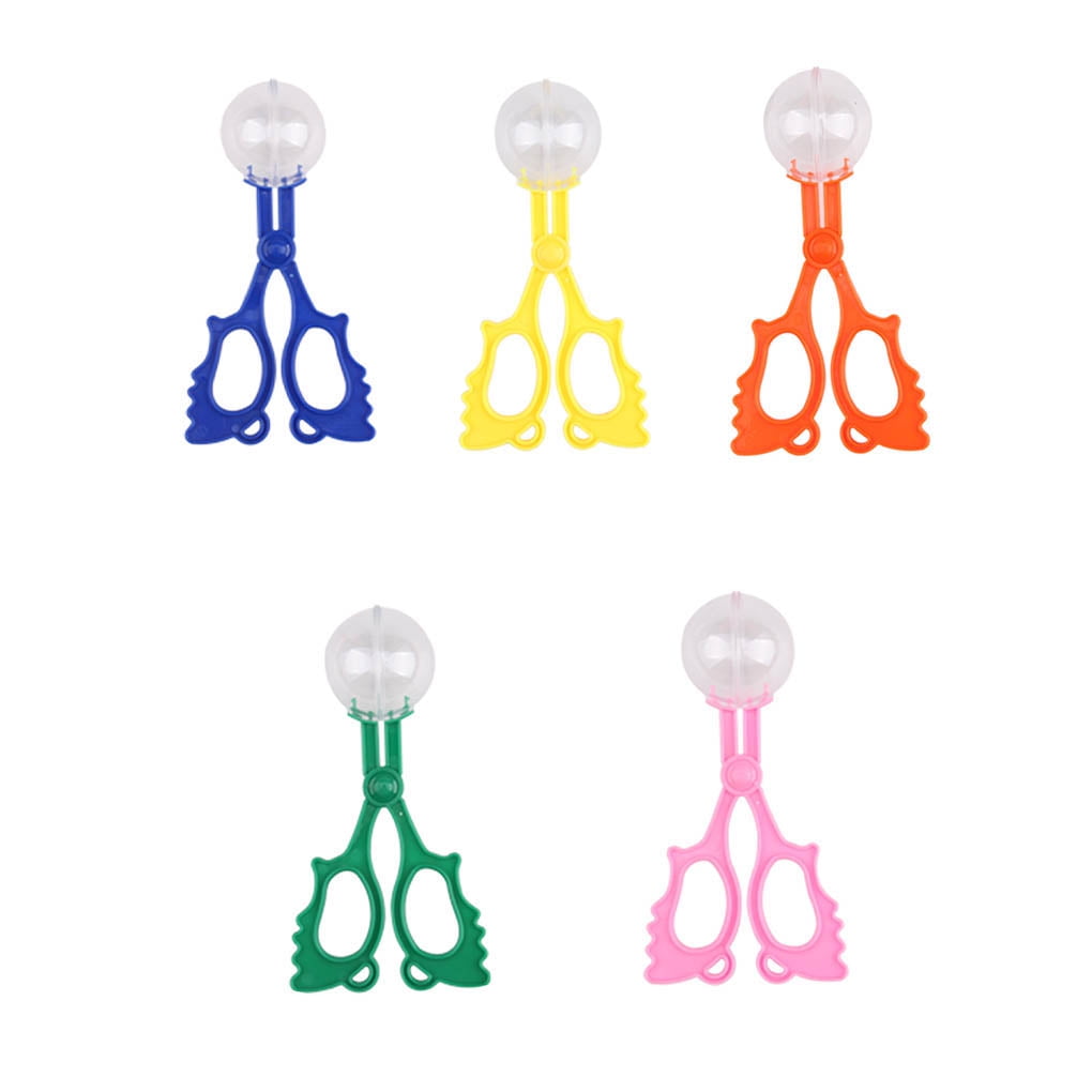 TureClos 5pcs Bug Insect Catcher Scissors Handy Scoopers Clamp Plastic ...