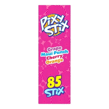 PIXY STIX Candy Filled Fun Straws Packs, 0.42 oz (85 Count) - Walmart.com