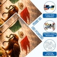 1000-Piece Adult Wood Jigsaw Puzzle, Mexican Aztec Eagle and Flag Art ...