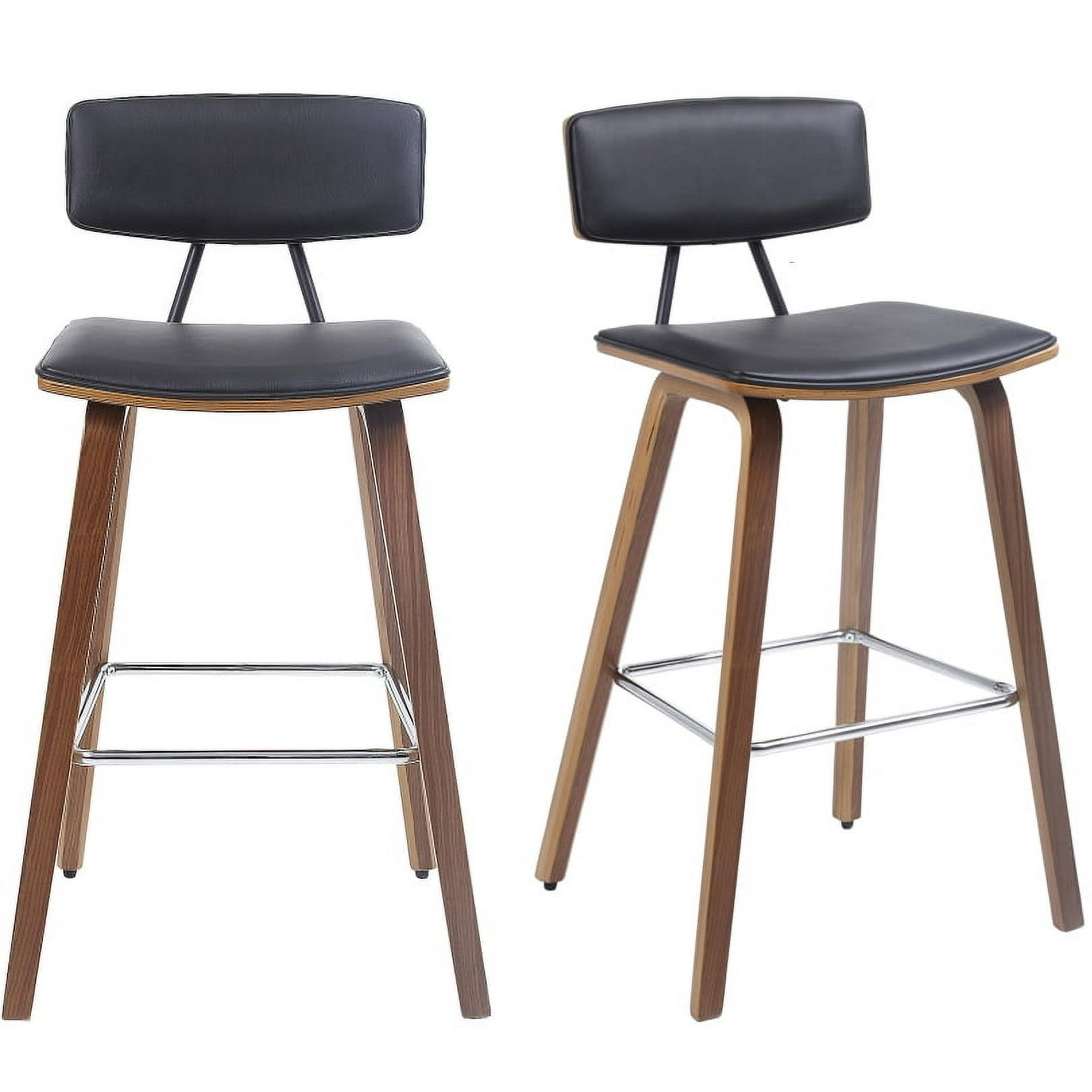 Click here for Moustache 2 Pack Vintage Wood Bar Stools With Back... prices