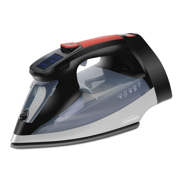 Sunbeam Professional 1700W Digital Steam Iron, Multi-Color LCD Display ...