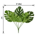 Mainstays 14" Artificial Swiss Cheese Monstera Pick, Green Color ...