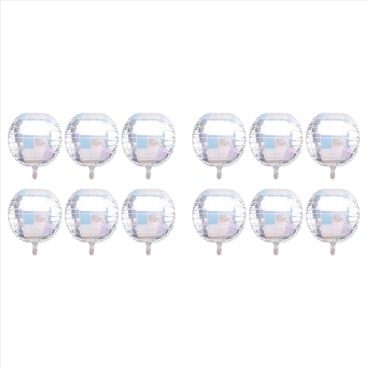 12 Globos Iridiscentes de Bola de Discoteca, Enormes Globos de Papel de ...