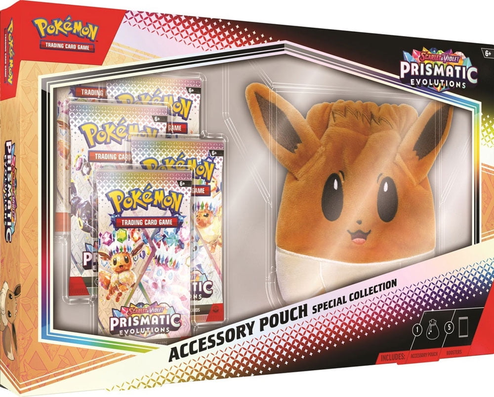 Pokemon TCG: Prismatic Evolutions Accessory Pouch Special Collection ...