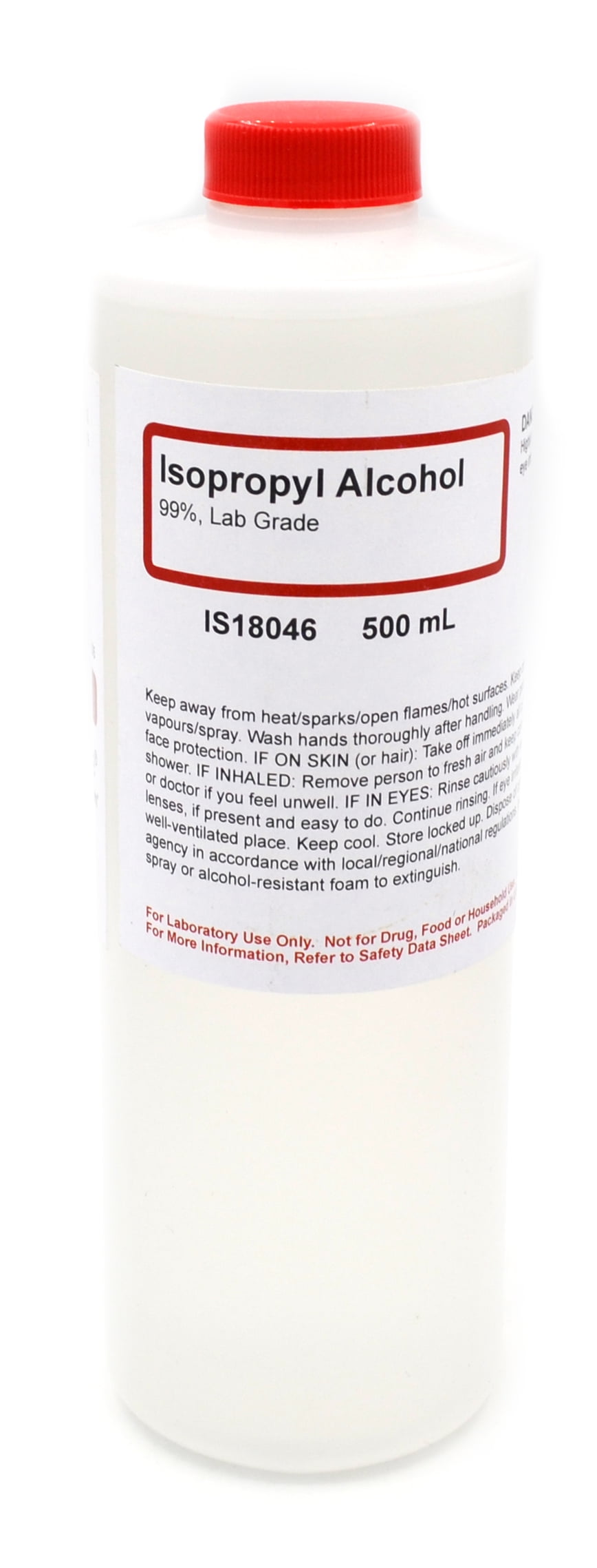 Isopropyl Alcohol, 99%, 500mL - The Curated Chemical Collection ...