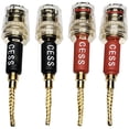 CESS-220 Pin Banana Plug to 4mm Female Banana Jack/Speaker Wire, 4 Pack ...
