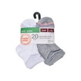 Wonder Nation Girls Ankle Socks - 20 Pack - Sizes S-L - Walmart.com