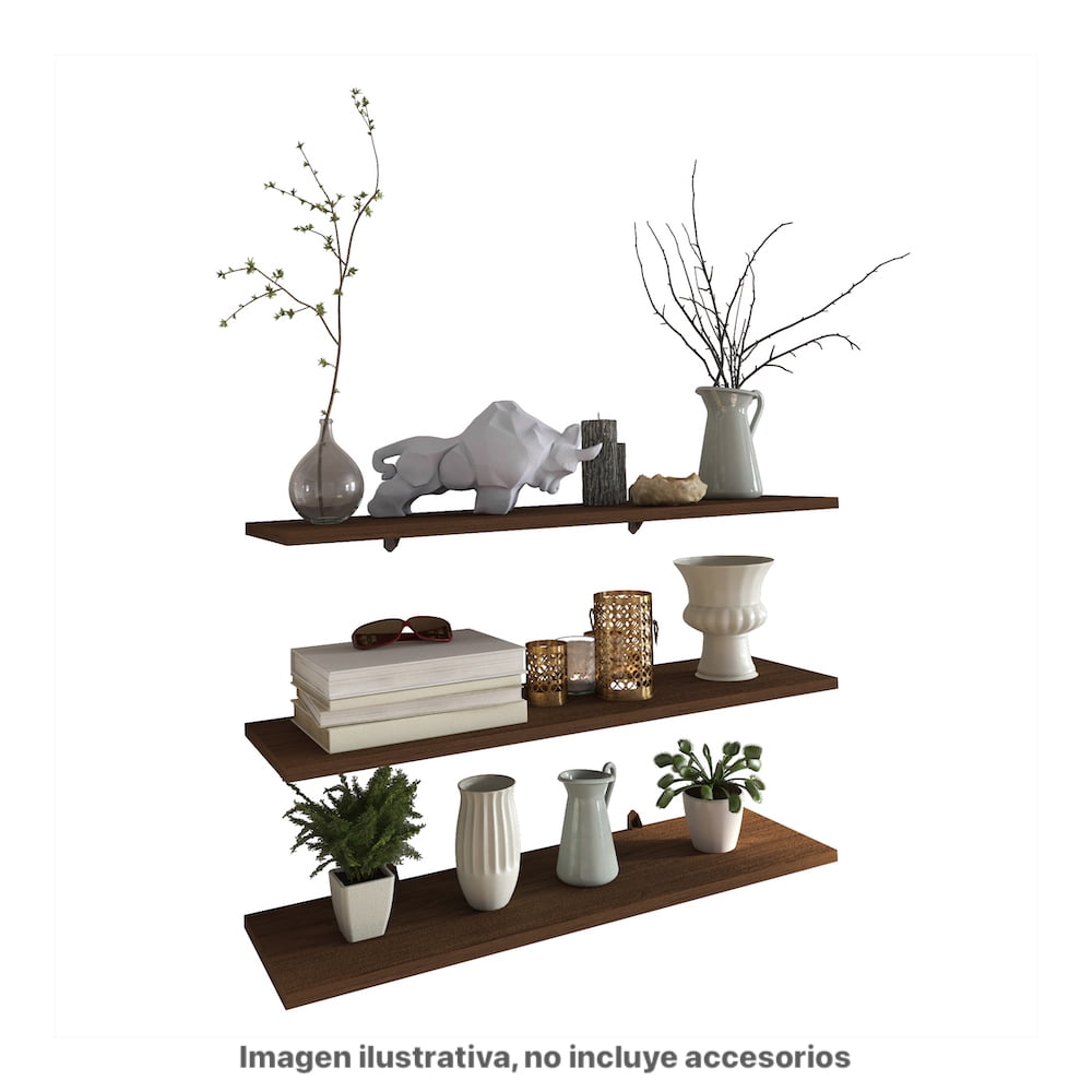 Repisa − Santiago. Juego De 3 Repisas Organizadoras Tipo Flotante De ...