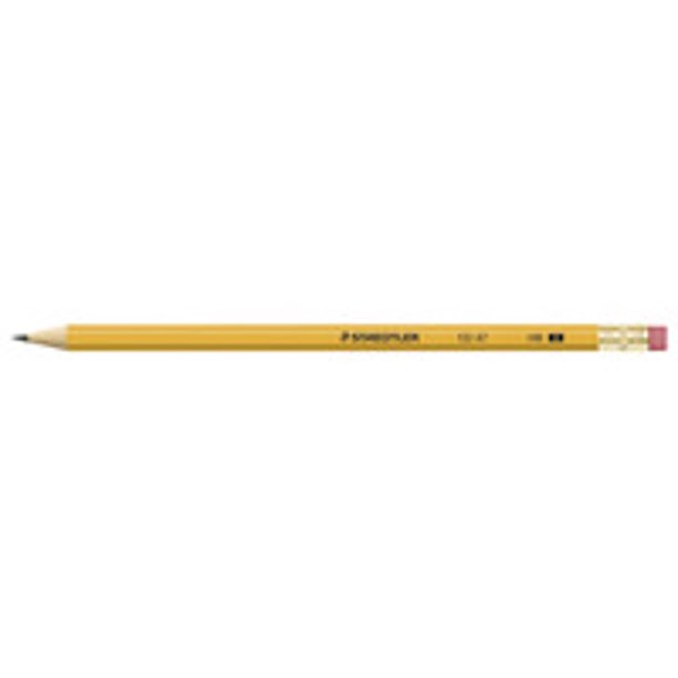 Staedtler Woodcase Pencil, Graphite Lead, #2 HB, Yellow, 48-Count - Walmart.com