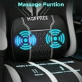 Hoffree Extra Wide Gaming Chair with Footrest, Massager, Reclining ...