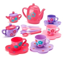 Tea Set for Little Girls, Pretend Play Tea Party Set, Fruit Design Kids ...