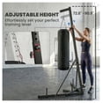 Punching Bag Stand for Adults, 72.8-90.9" Adjustable Freestanding ...