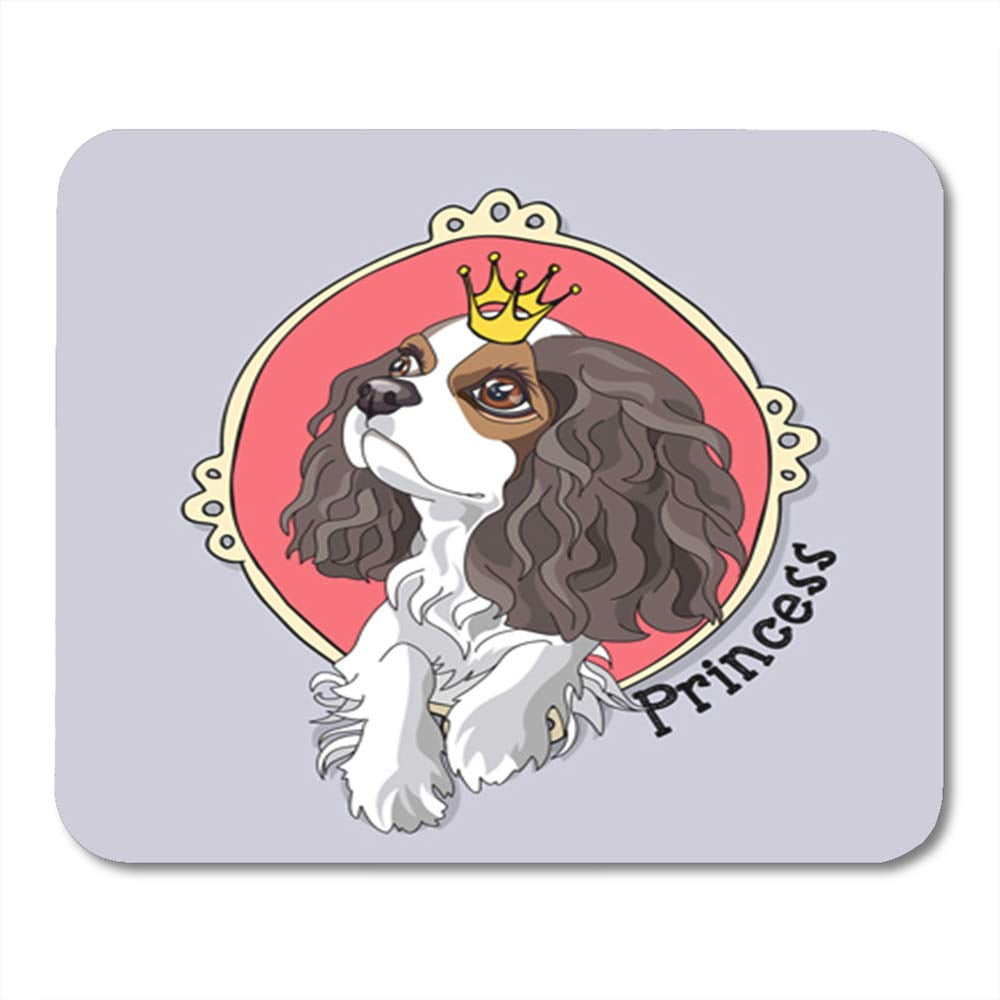 KDAGR Dog Cavalier King Charles Spaniel Puppy with Princess Crown in ...