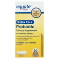 (3 pack) Equate Extra Care Probiotic Capsules, Delayed Release, 50 ...
