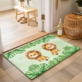 2x3ft Area Rug,Cartoon Animal Little Lions Washable Large Rugs Soft Non ...