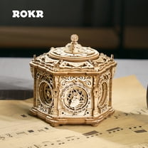 ROBOTIME Wooden 3D Puzzle - The Seahorse Barque, 1:100 Scale DIY ...