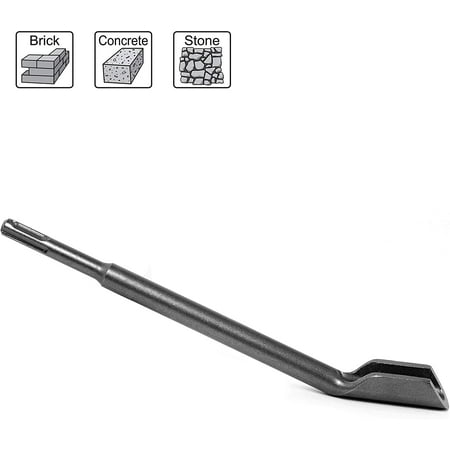 NUNADERNU SDS-plus hollow chisel 14 x 250 x 22 mm. Concrete Chisel / Concrete Channel Grooving ...