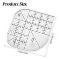 Curved Corner Cutter Quilting Ruler, Stripology Ruler for Quilting ...