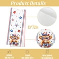 American Independence Day Highland Cow Tablecloth Commemorating ...
