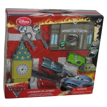 Disney Cars 2 Key Launch Charger London Car Play Set - (Finn McMissile ...