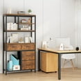UBesGoo 4 Drawers Open Display Storage Standard Bookcase, Board Metal ... UBesGoo 4 Drawers Open Display Storage Standard Bookcase, Board Metal ...