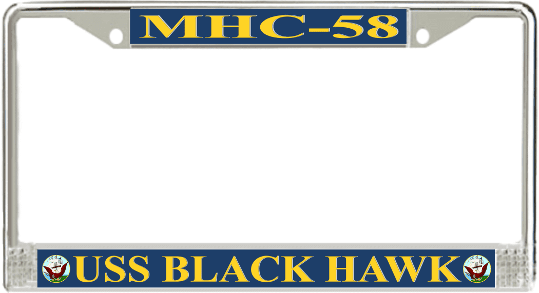 USS Black Hawk MHC-58 License Plate Frame - Walmart.com