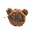TERGAYEE Pet Supplies Pet Cats Dog Costume Hat, Cute Cubby Shape Cozy ...