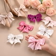 2-Pack Bow Shoe Clips, Satin Elegant Detachable Buckle Cute Bowknot ...