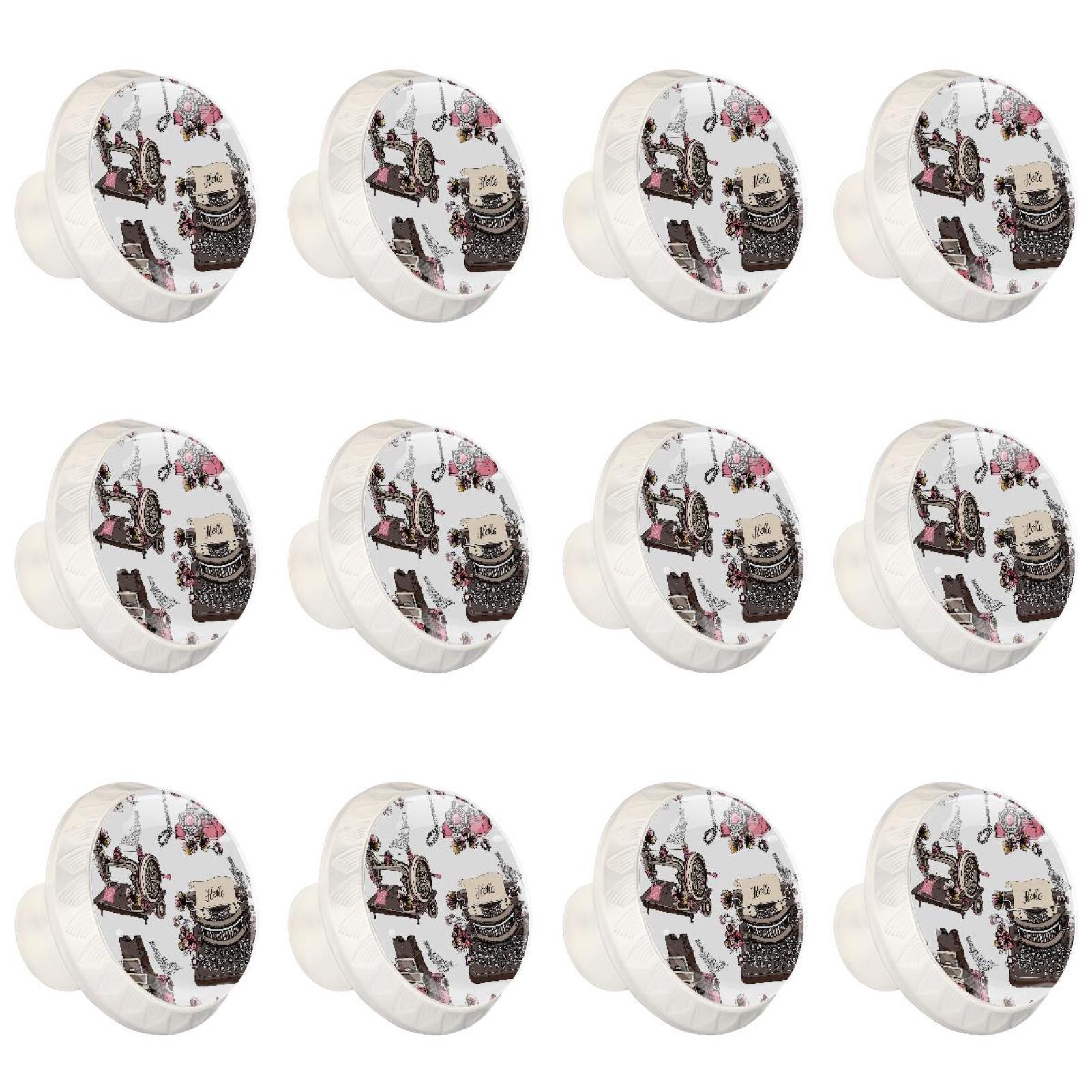 12 Pcs Sewing Machine Knobs for Kitchen Cabinet Cupboard Dresser ...