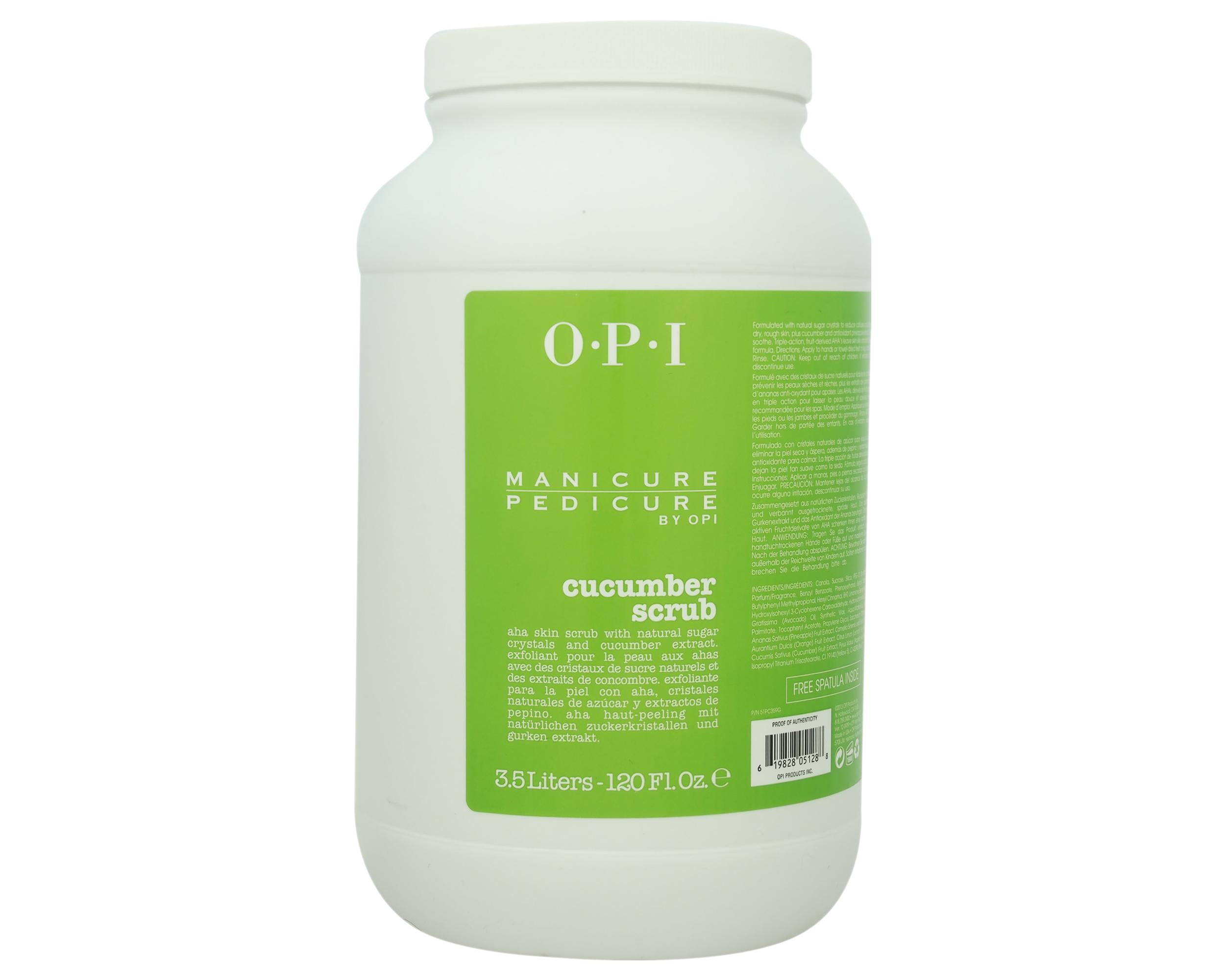 OPI - Opi Manicure Pedicure Cucumber Scrub, 120 Oz - Walmart.com
