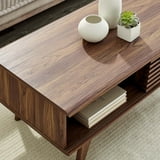 Coffee Table, Wood, Brown Walnut, Modern Contemporary Urban Design ...