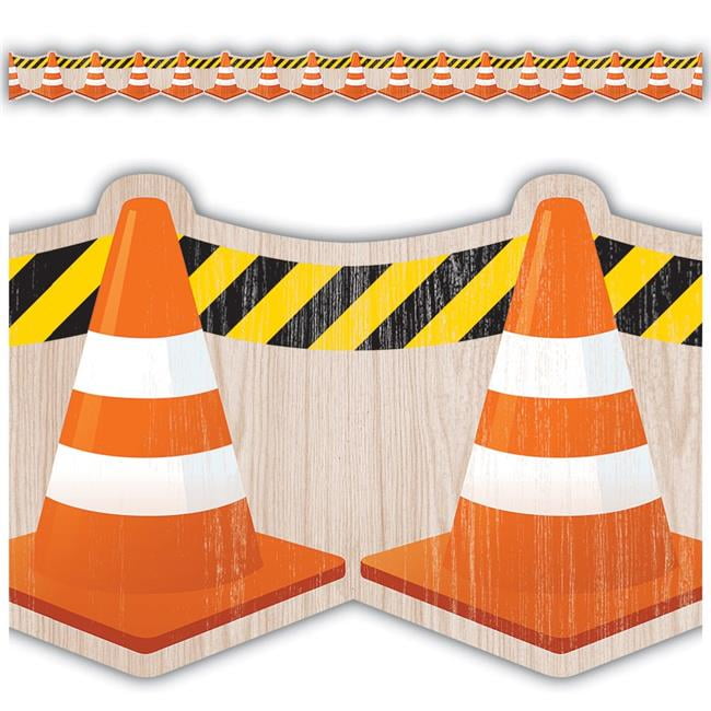 Teacher Created Resources TCR8741 Under Construction Cones Die-Cut ...