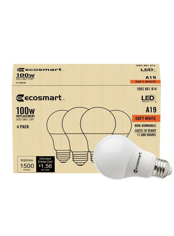 EcoSmart LED Light Bulbs - Walmart.com