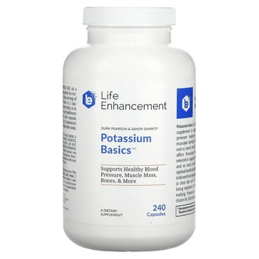 Potassium 500 tablets by Peter Gillham's Life Essentials - Walmart.com