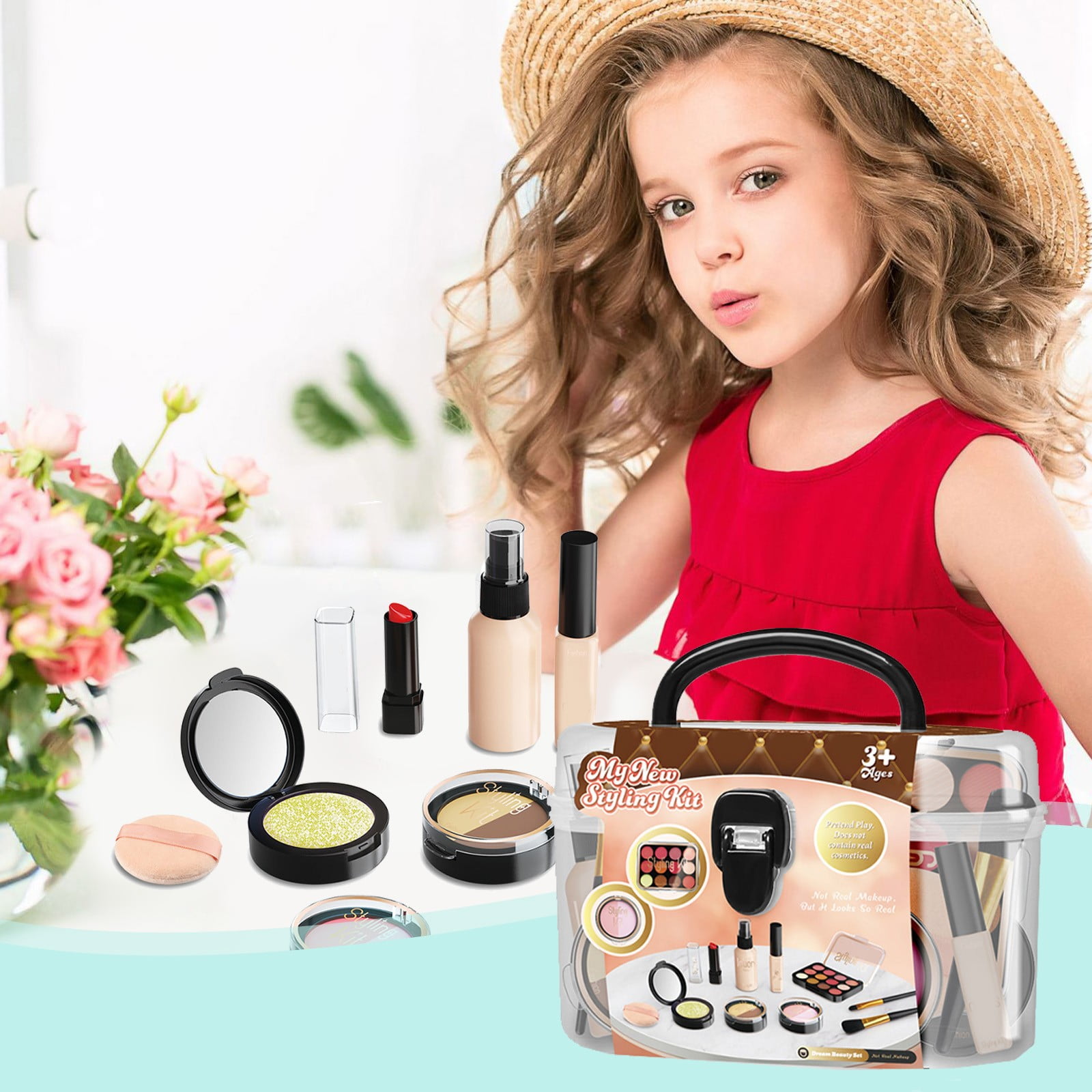 Click here for Uklsqma Pretend Makeup Set For Girls Age 4+ Portab... prices