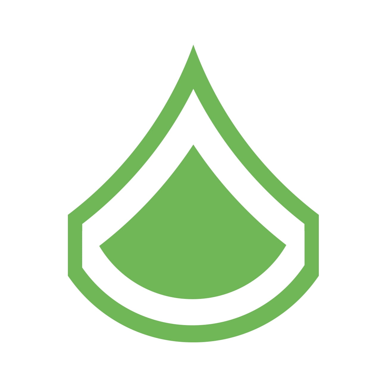 E-3 Private First Class Rank Sticker Decal Die Cut - Self Adhesive ...